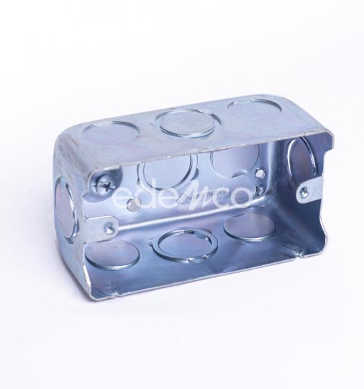 Caja eléctrica galvanizada 2x4 CAL20 | Edemco Buena energía